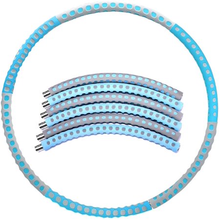 Hula Hoop 6 Section Detachable Hoola Hoop Adjustable Size Weight ...