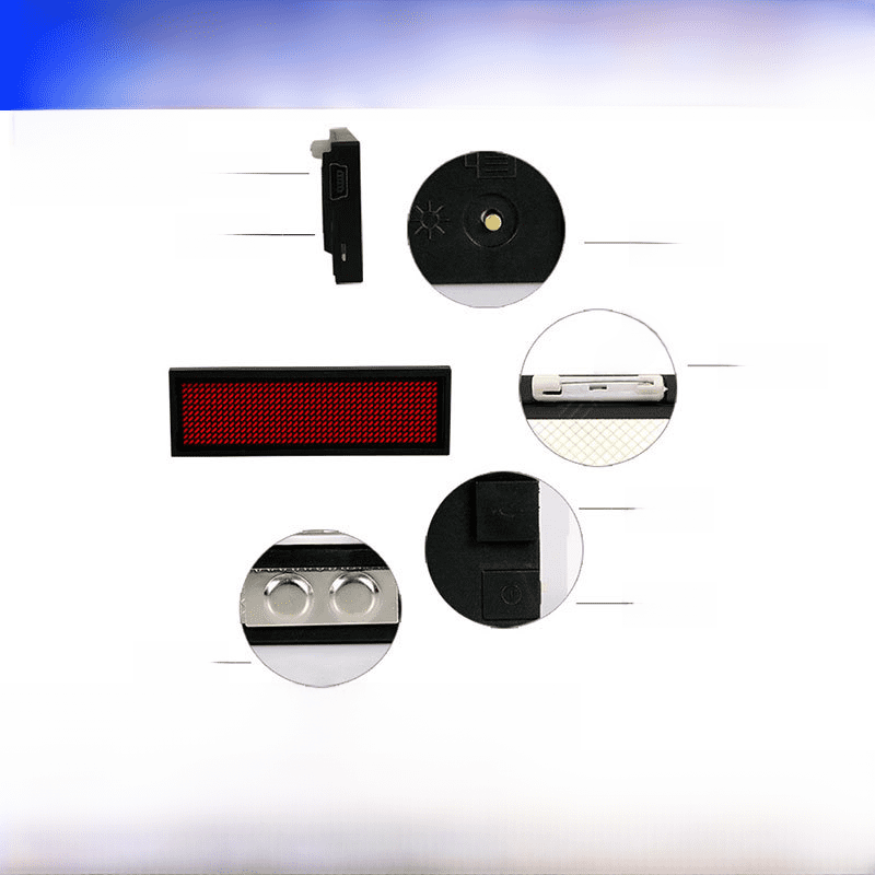 Insignia LED, insignia roja, insignia electrónica LED, insignia LED ...