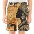 BZSMCE Adjustable Drawstring Casual Shorts With African Woman Pattern ...