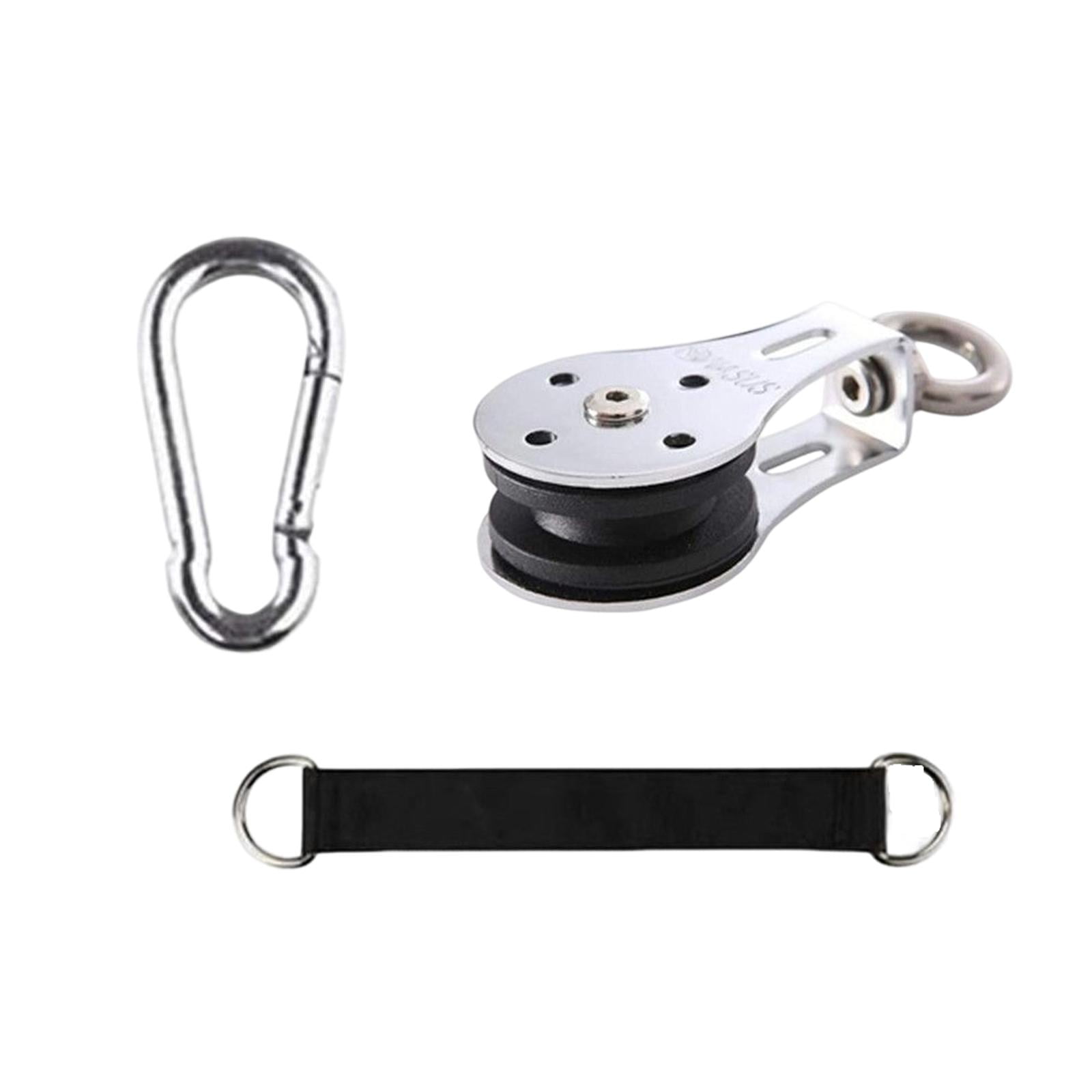 Hanging Wheel Bearing Lifting Pulley with Hanging Band with Carabiner ...