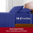 Extra Deep Queen Sheets - 4 PC Iconic Collection Bedding - Hotel Luxury ...