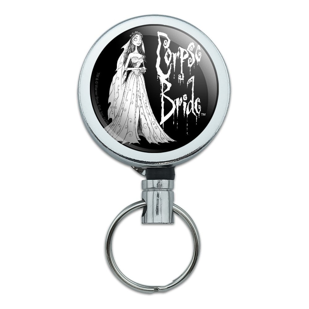 Corpse Bride Logo and Silhouette Heavy Duty Metal Retractable Reel ID ...