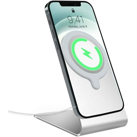 Stand for Magsafe Charger Aluminum Desktop Cradle Dock Magsafe Holder ...