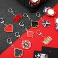 48 Pcs Casino Party Gifts Keychains Bulk Casino Night Souvenirs Dice ...