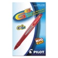 Pilot G6 Retractable Gel Ink Pen, Refillable, Red Ink, .7mm - Walmart.com