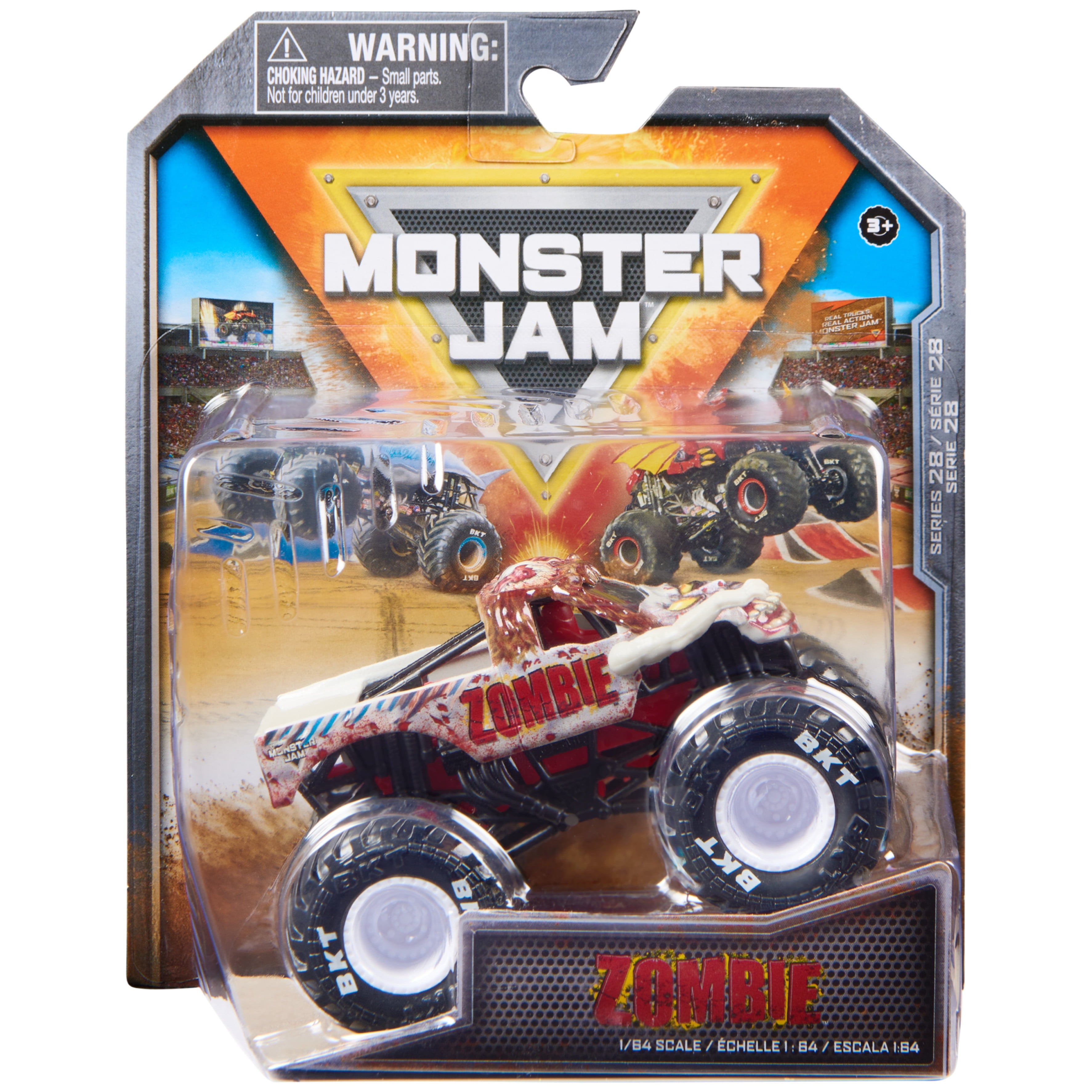 Monster Jam Zombie - 1:64 Scale Monster Trucks, Girl and Boy Toys ...