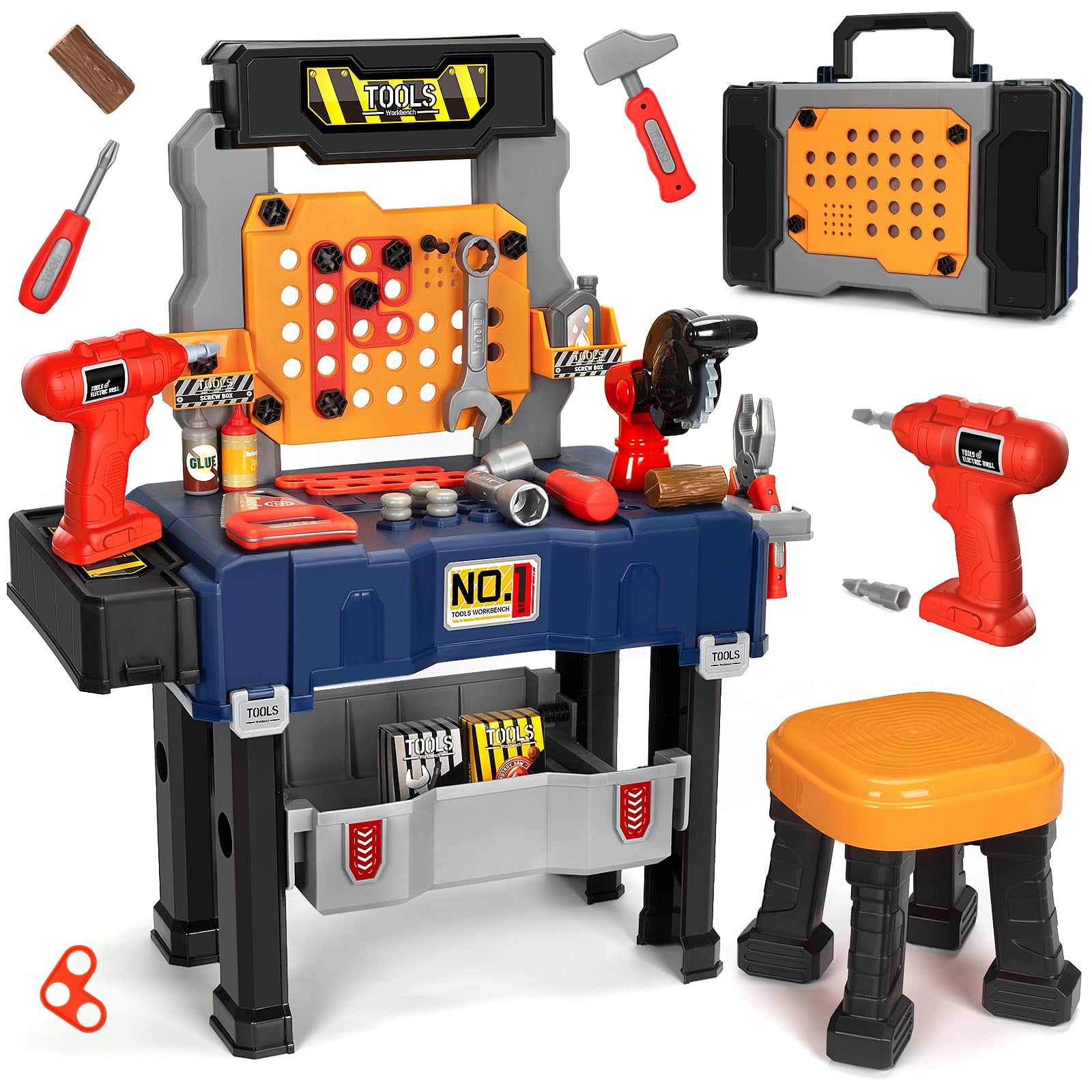 Click here for Ochido Kids Tool Bench Set With Electric Drill And... prices