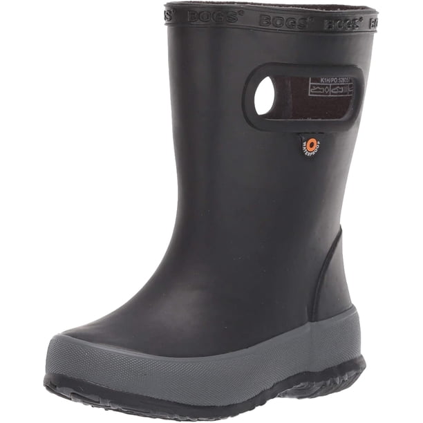 BOGS Kids Skipper Waterproof Rubber Boys and Girls Rain Boot Little Kid ...