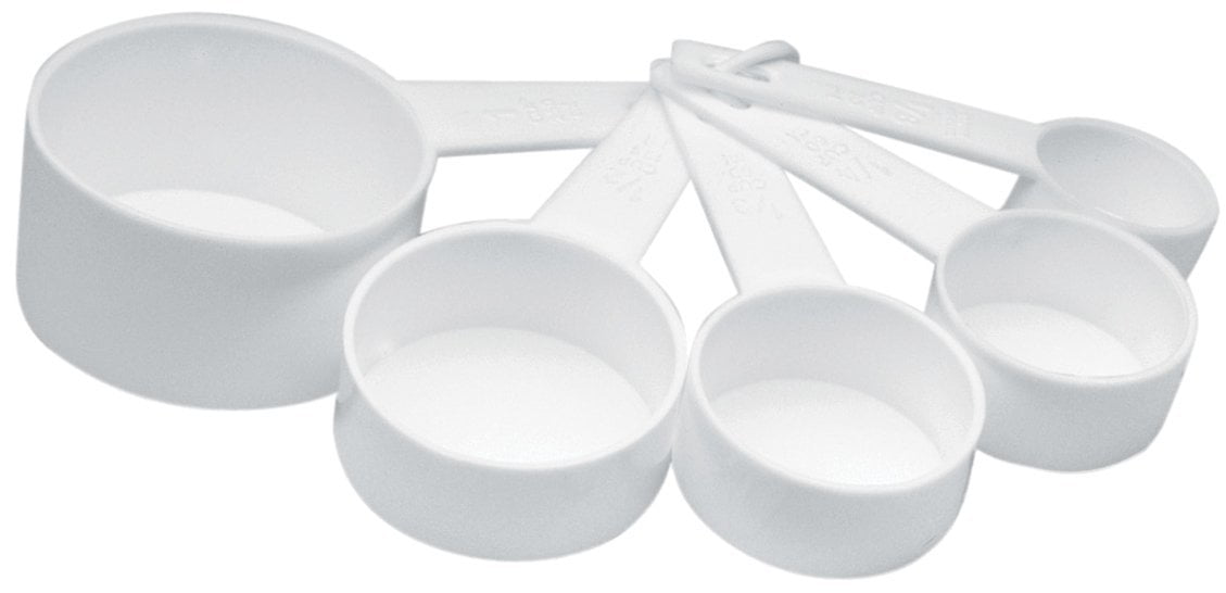 Norpro 3044W Measuring Cups, Set of 5, White - Walmart.com