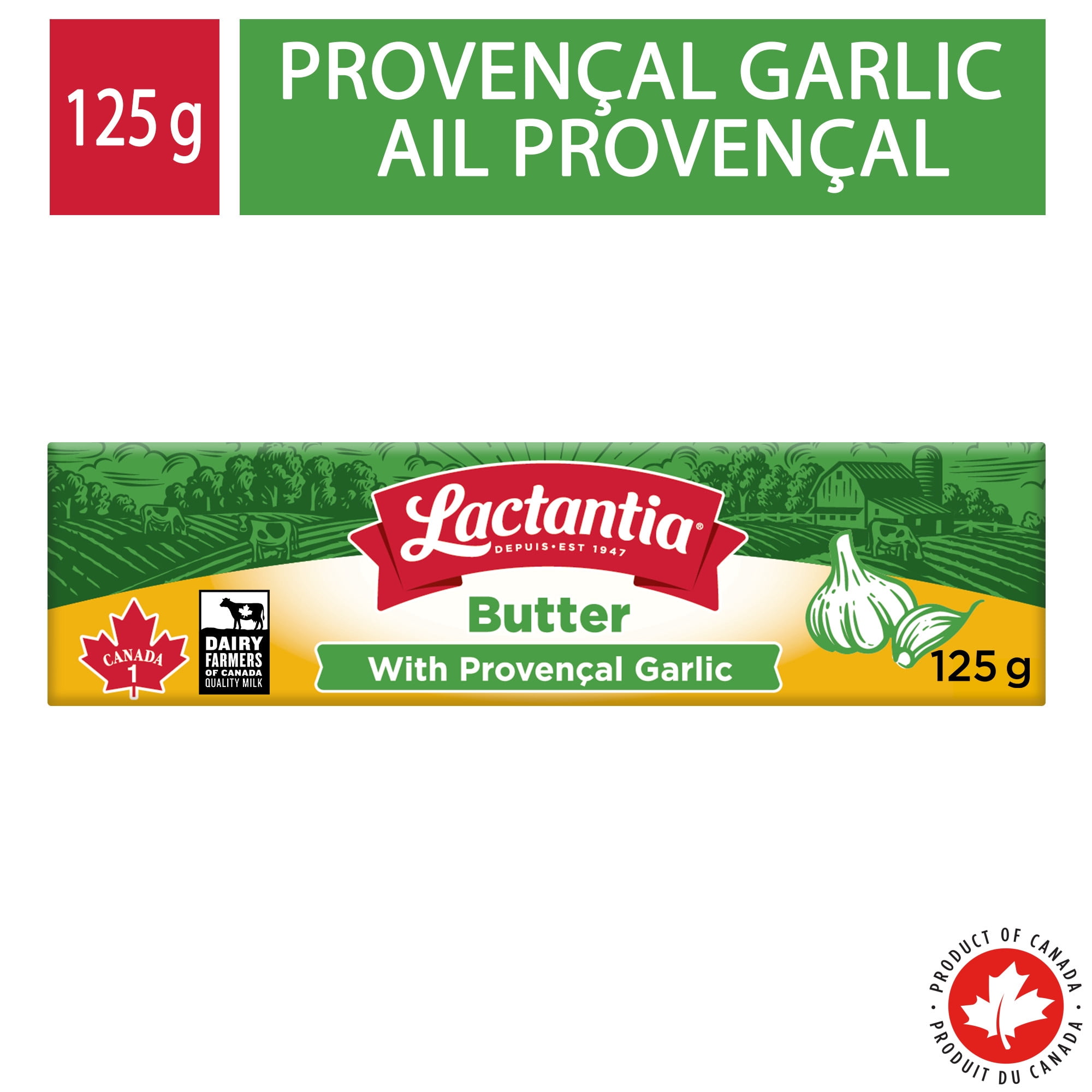 Click here for Lactantia Provençal Garlic Butter 125g prices