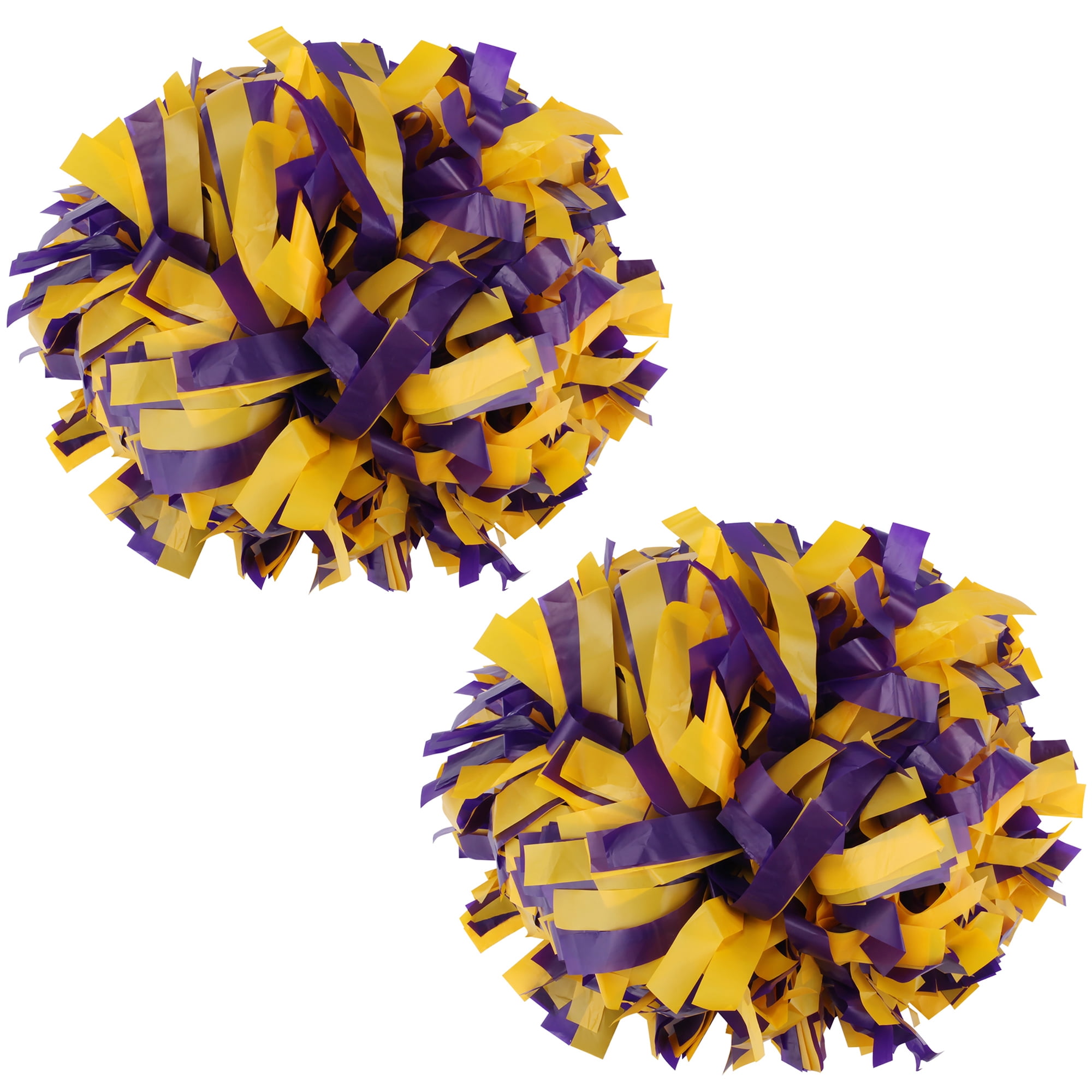 Plastic Cheer Pom Poms Cheerleading Cheerleader Gear 2 pieces one pair ...