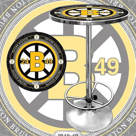 Round Pub Table w NHL Boston Bruins Logo Tabletop | Walmart Canada