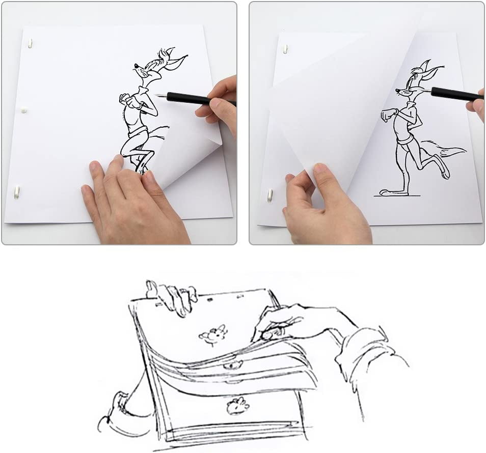 Buy Owfeel Animation Paper Flip Book Kit with Holes Animation ...