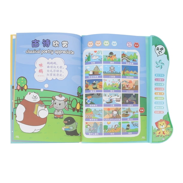 Child Reading Machine, Chinese English Voice Electronic Learning Book ...