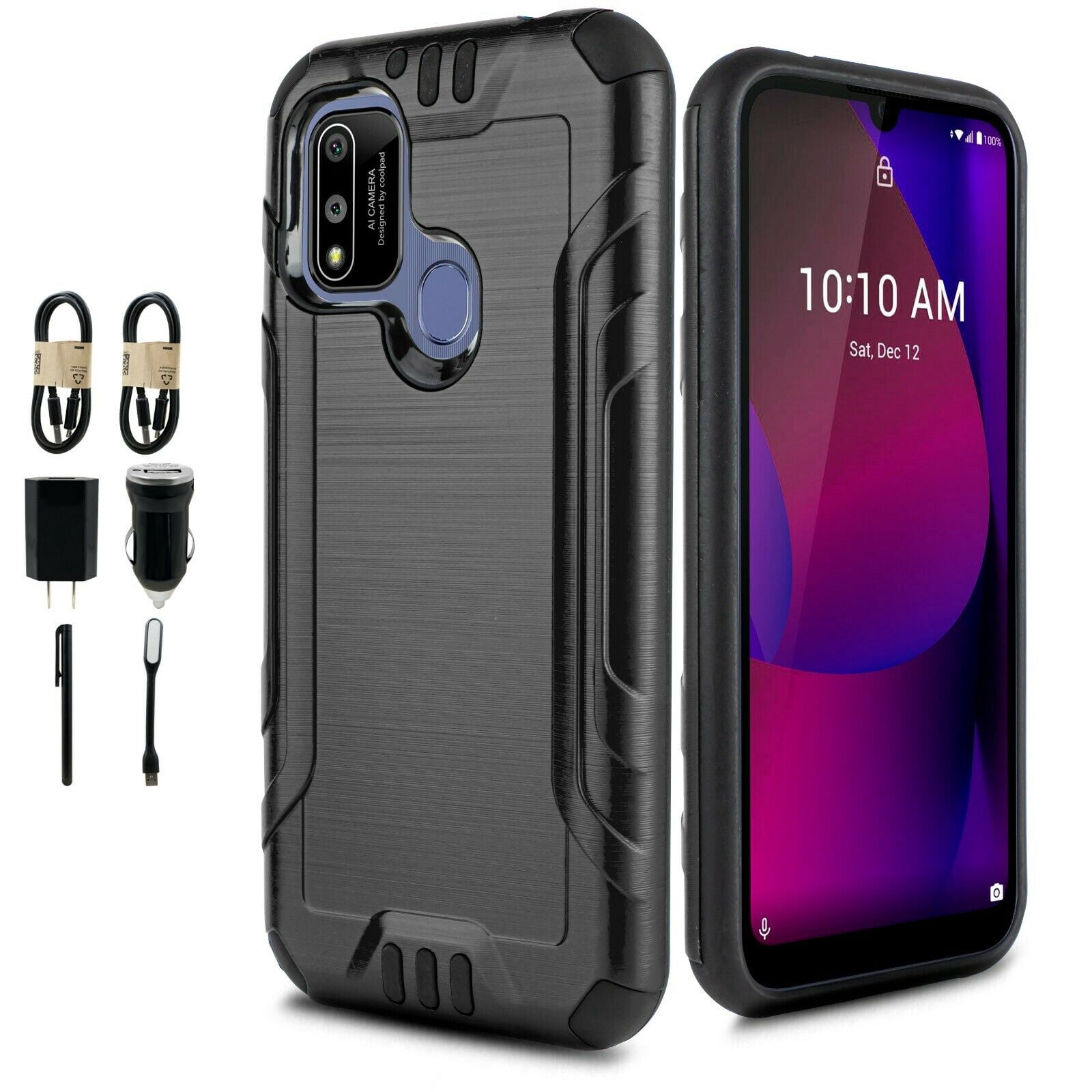 Value Pack+ for Coolpad SUVA Boost Mobile Defender Magnetic Phone Cell ...