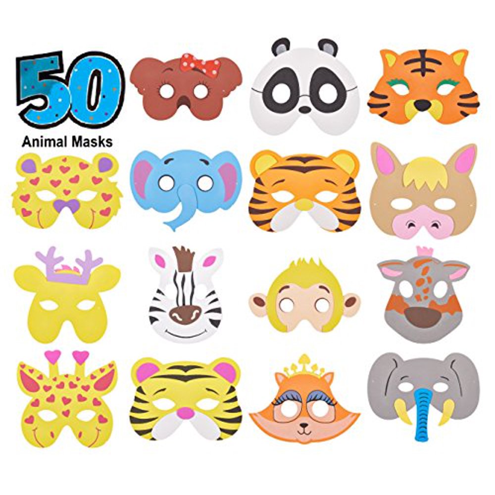 Halloween masks- assorted foam animal masks-purm masks -holloween masks ...