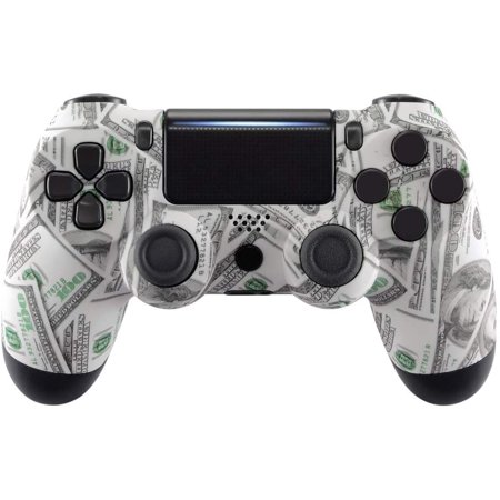 eXtremeRate 100$ Cash Money Dollar Soft Touch Faceplate Cover for PS4 ...