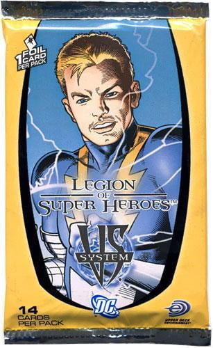 DC VS System Trading Card Game Legion of Super Heroes Booster Pack ...