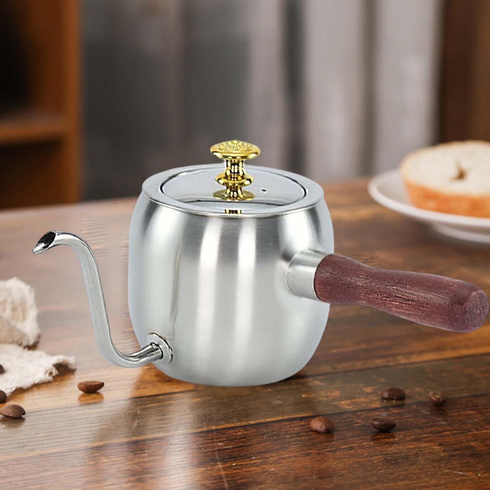 Stainless Tea Pot 500ml Long Narrow Multi Purpose Coffee Maker Kettle ...