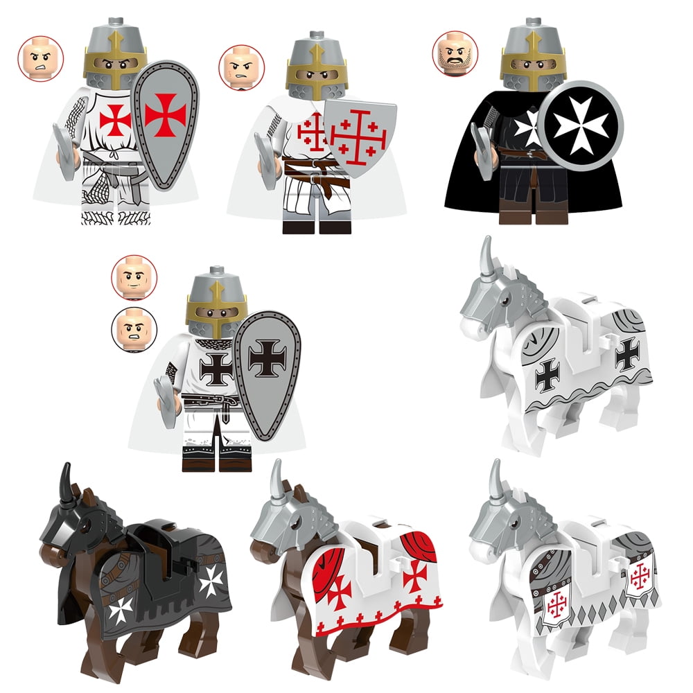 Medieval Figures Ancient Roman Minifigures Knights Soldier Action ...