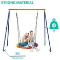 Blue Free-Standing Swing Frame - Heavy Duty, Easy Setup, Fits All Swing ...