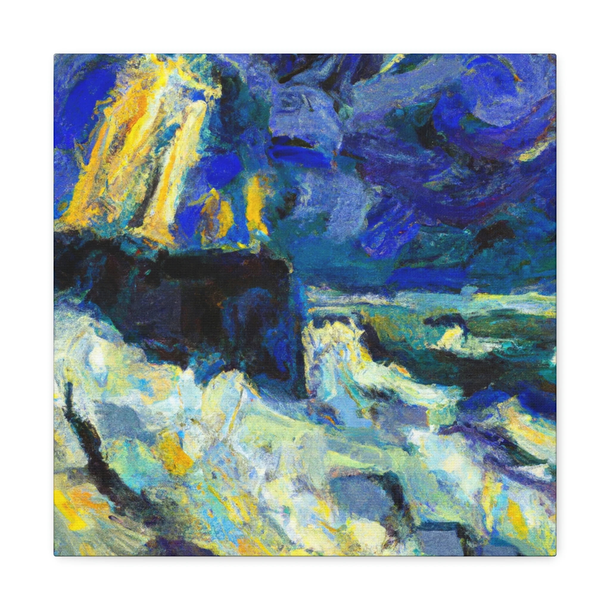 Sea Wall, Turmoil Beneath - Canvas - Walmart.com