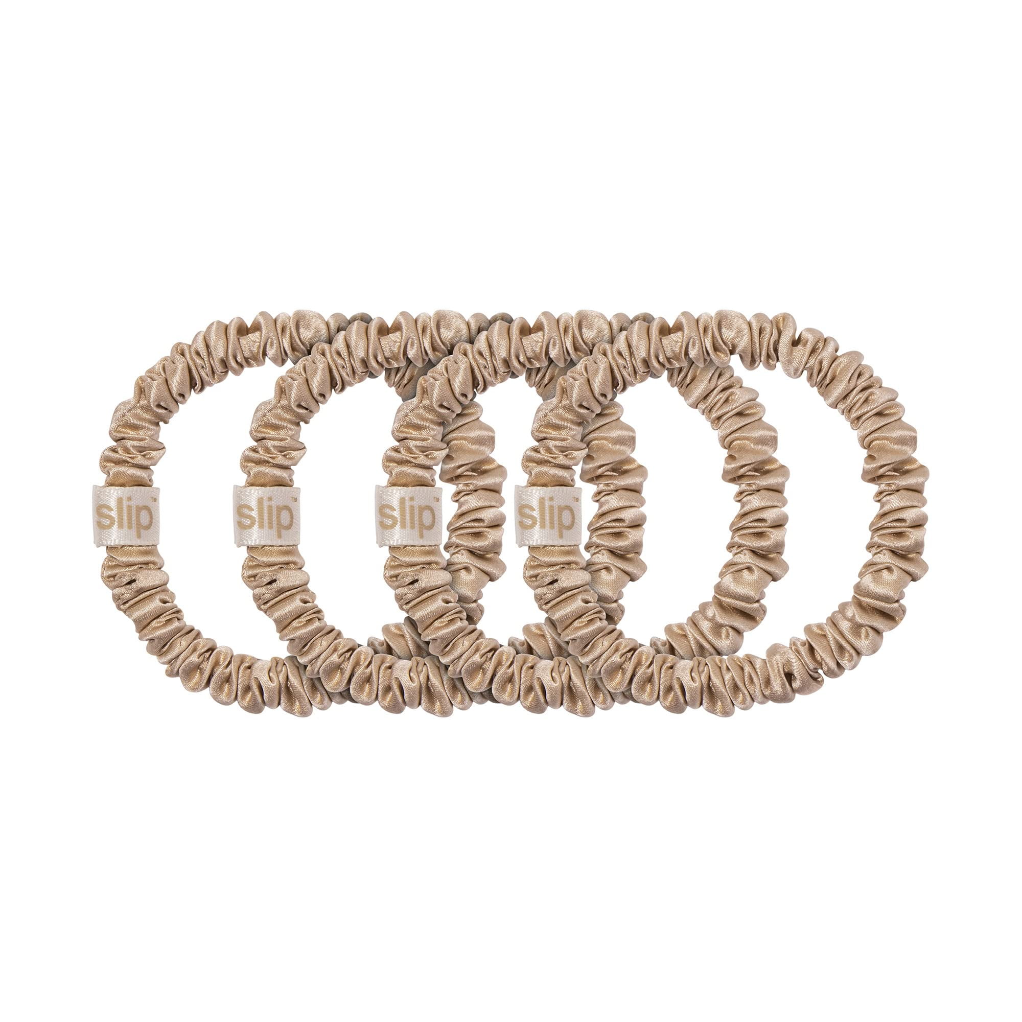 Click here for Slip Silk Skinny Scrunchies - Blonde - 100 Pure 22... prices