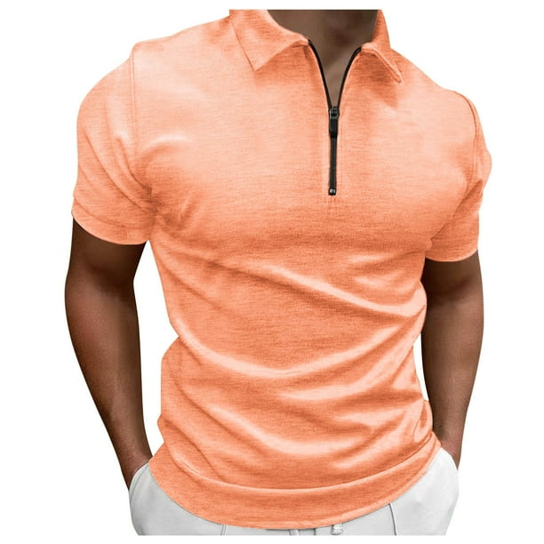 Akiihool Polo Shirt Mens Muscle Polo Shirts Slim Fit Short Sleeve T Shirts Gym Workout Golf ...