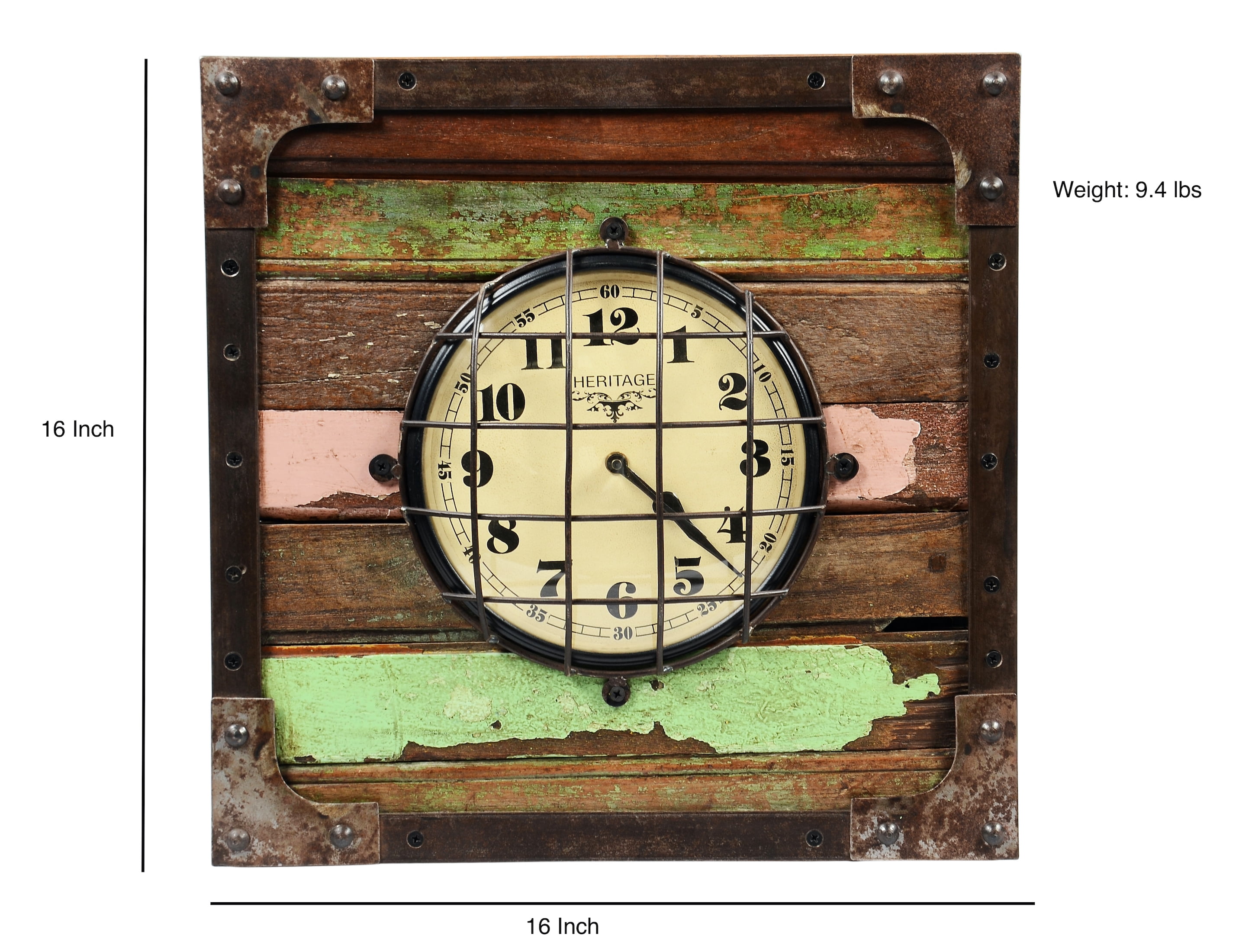 Reclaimed Wood Wall Clock