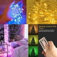ZOELNIC 100LED 33ft Copper Wire String Lights USB Plug-in Fairy Lights ...