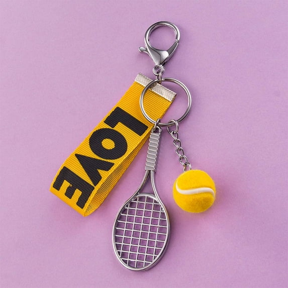 Creative Tennis Keychain, Tennis Racquet Jewelry- Perfect Tennis ...
