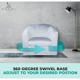 Ariana 360 Degree Swivel Barrel Chairs, Swivel Accent Chairs for Living ...