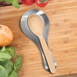 OGGI Stainless Steel Spoon Rest- Long Handle Holds Kitchen Utensils in ...