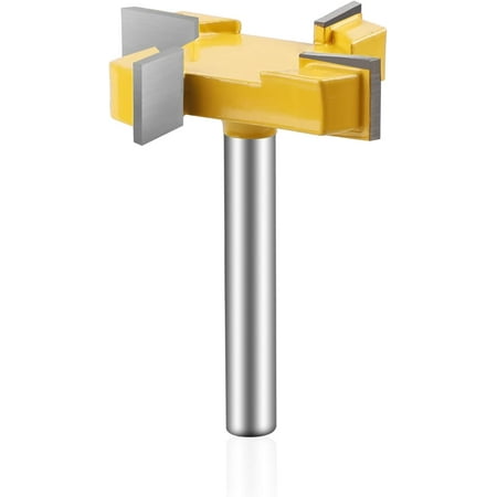 Face Cutter, Slot Cutter, 1/4" Shank T Blade Router Cutter, for Doors ...