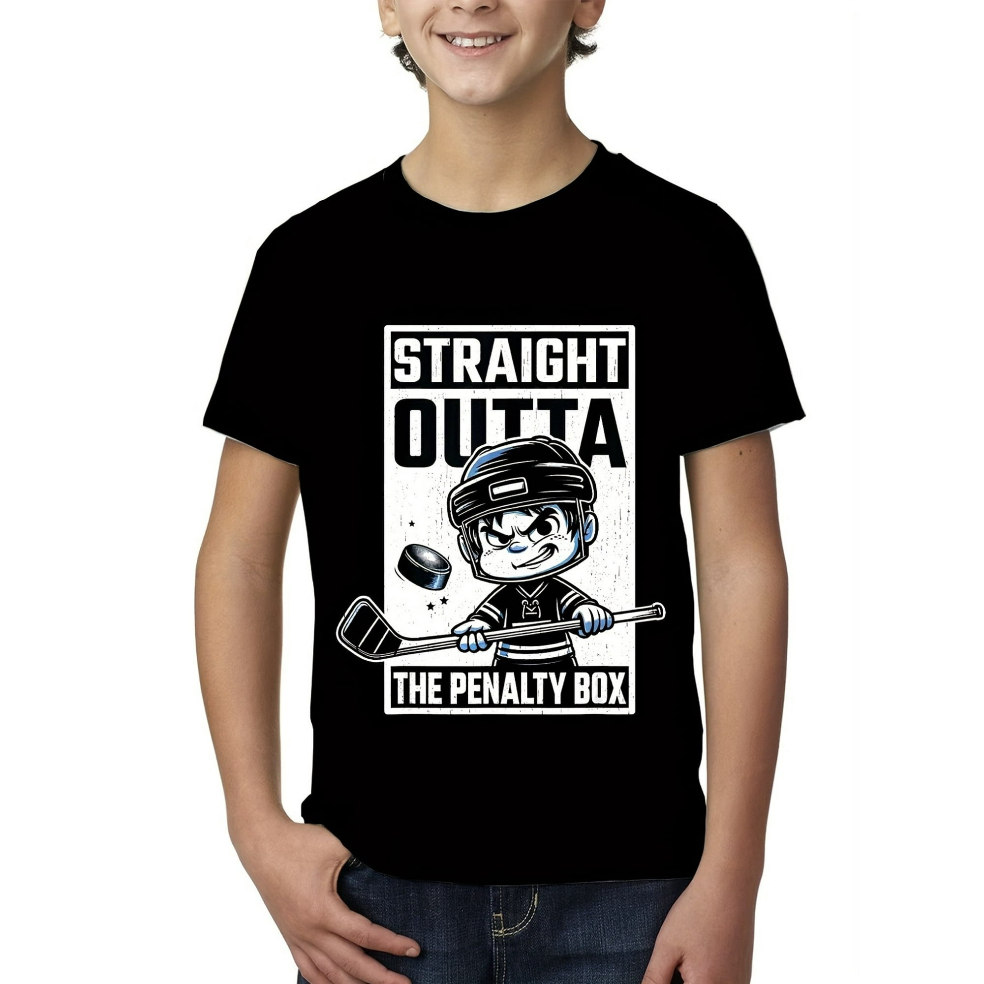 Click here for Generic Hockey T-Shirt From The Penalty Area  Feat... prices