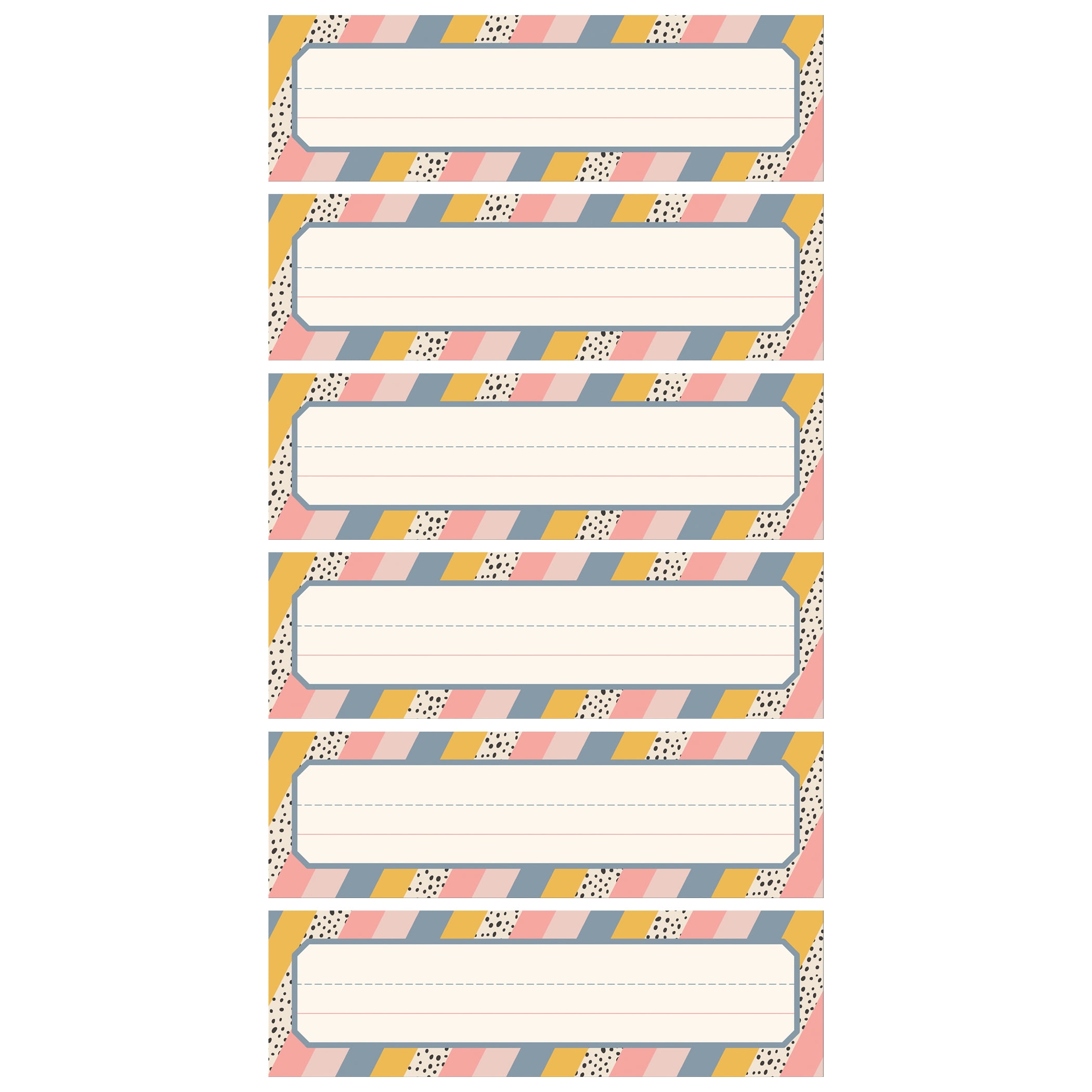 Carson Dellosa Education We Belong Nameplates, 36 Per Pack, 6 Packs ...