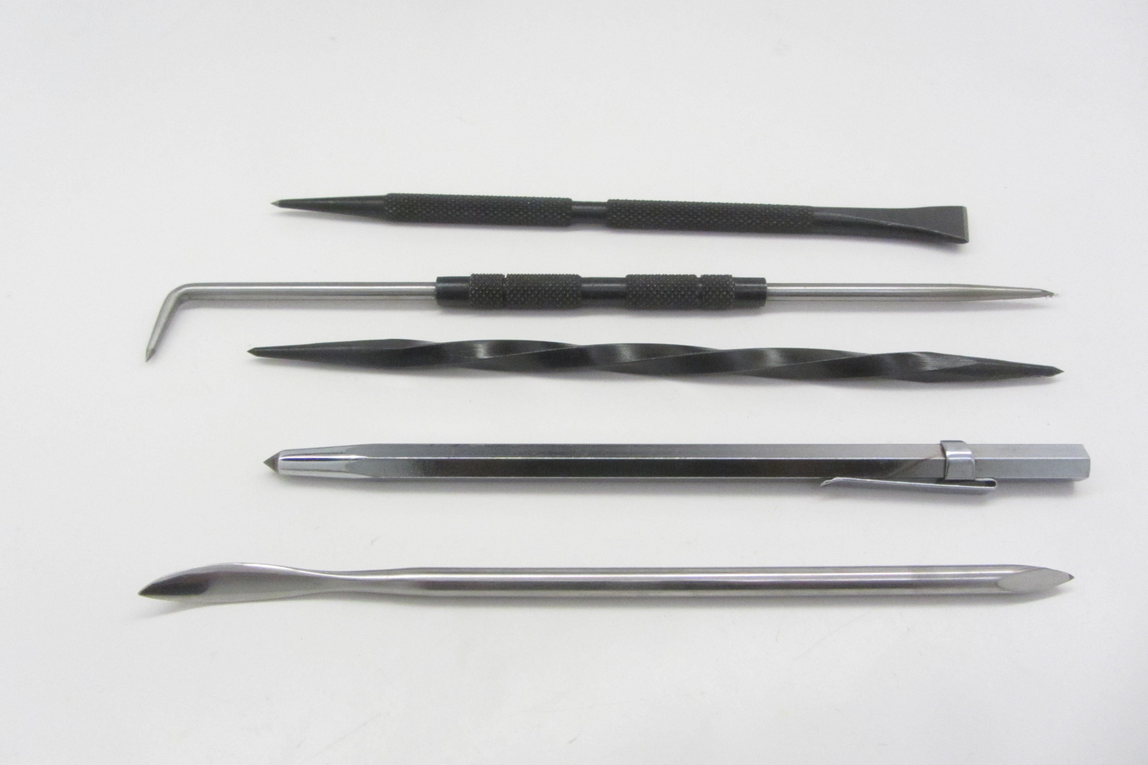 Ramelson Intaglio Etching Twisted Scriber, Scraper/Burnisher, Hook ...