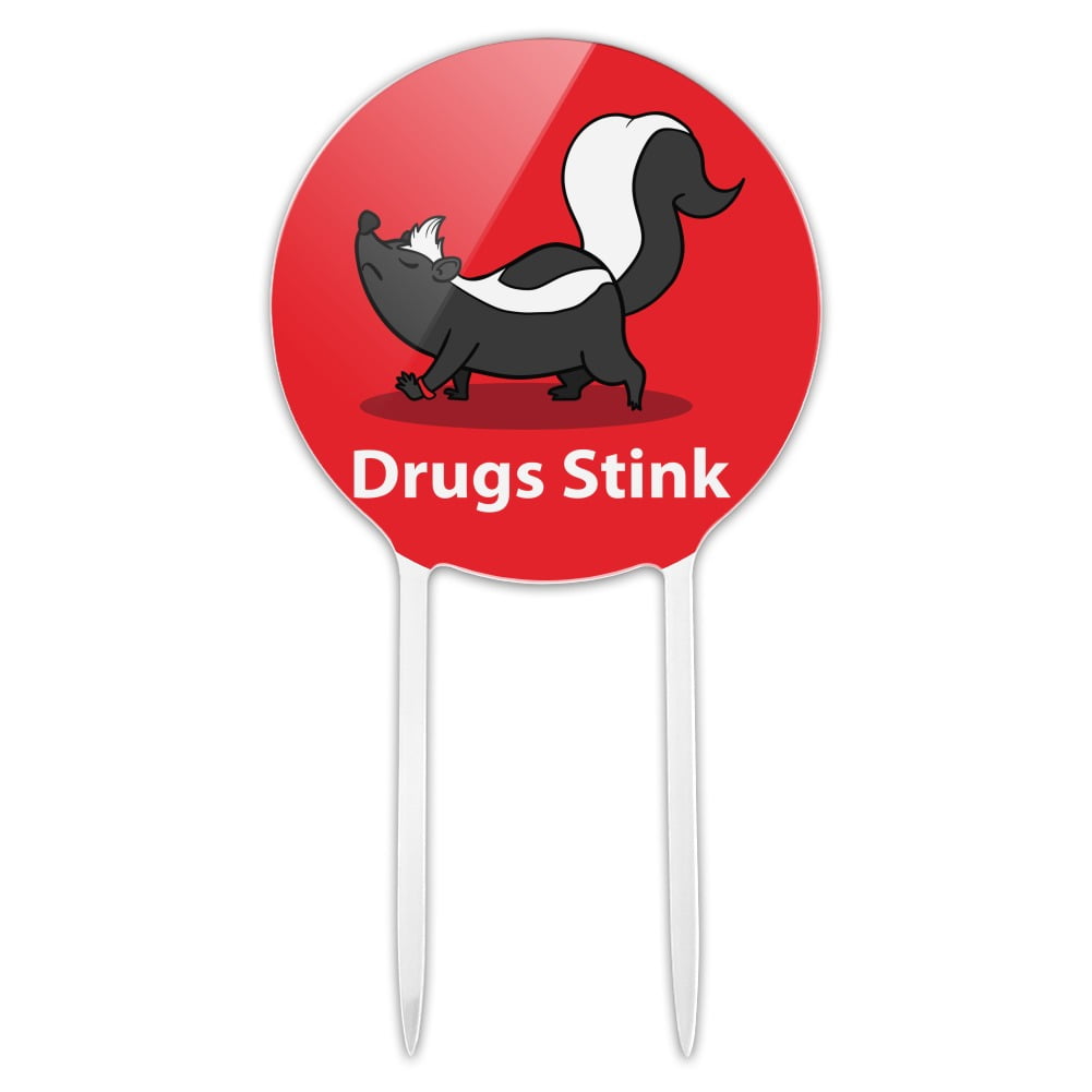 Acrylic Drugs Stink Skunk Cake Topper Party Decoration for Wedding ...