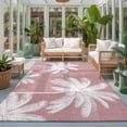 Area Rug 48×72in, Summer Tropical Palm Trees Floor Carpet Living Room ...