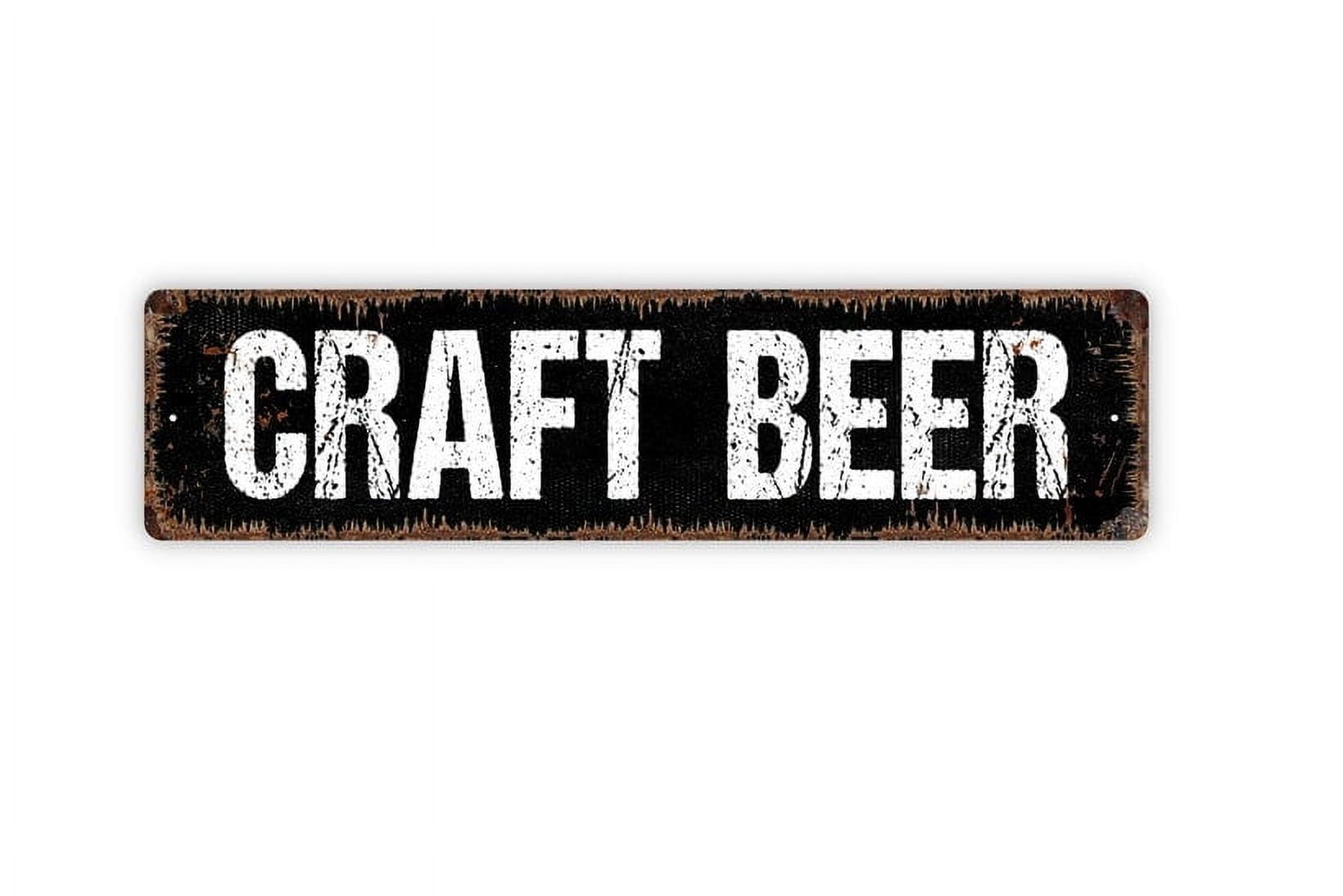 Letrero de cerveza artesanal para bar, pub, cervecería, letrero de ...