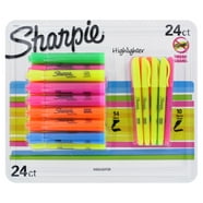 Sharpie Tank Highlighters, Chisel Tip, Assorted Colors, Narrow Liquid ...