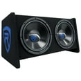 "Rockville RV1212P Dual 12"" 1200w High-Powered Car Audio Subwoofers ...