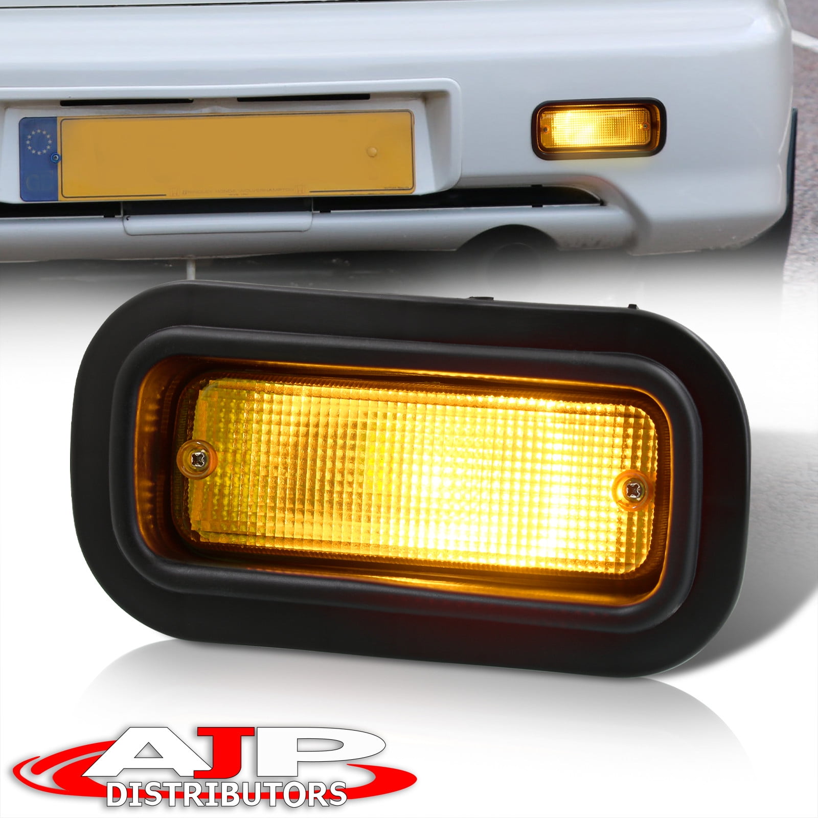 AJP Distributors JDM VIP EDM UKDM Euro Style Yellow Lens Rear Bumper ...
