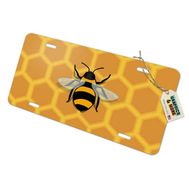 Queen Bee, Bumble Bee License Plate Tag Frame, Multiple Colors ...