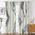 Abstract Curtains Blackout Abstract Curtains, Swirl Pattern Window ...
