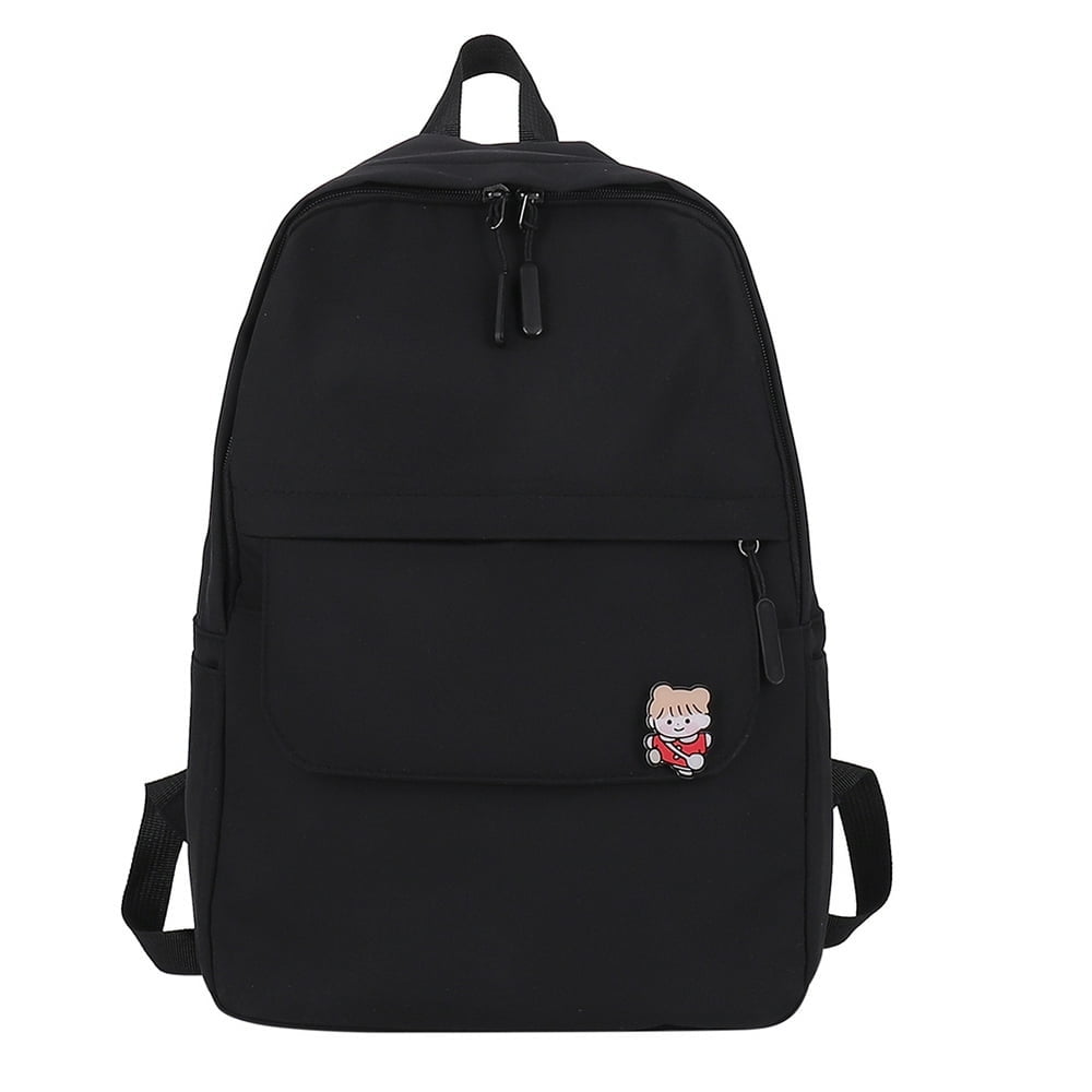 Click here for Generic Women Preppy Style Solid Color Backpack St... prices