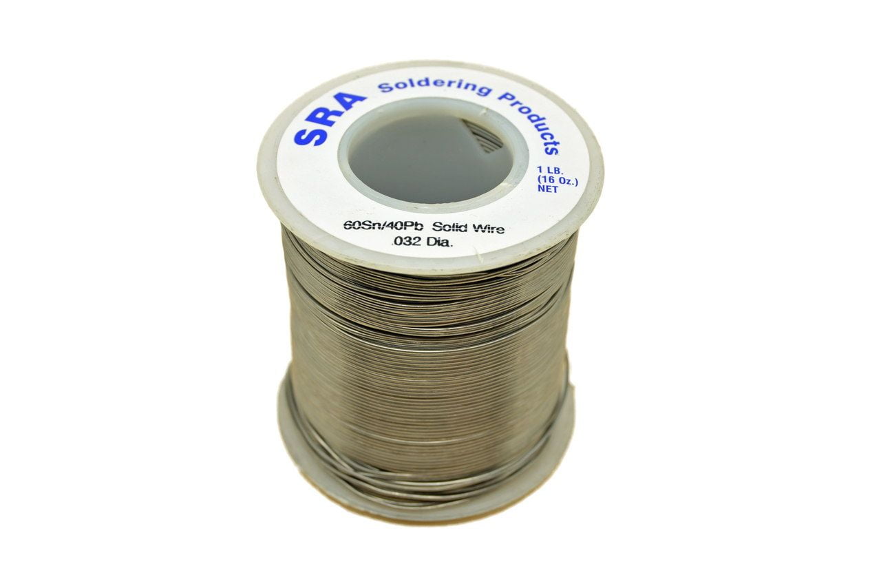 Solid Core Solder, 60/40 .032-Inch, 1-Pound Spool - Walmart.com
