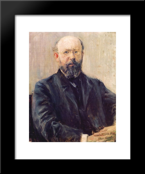 Portrait of Professor Dr. Carl Bernstein 20x24 Framed Art Print by Max ...