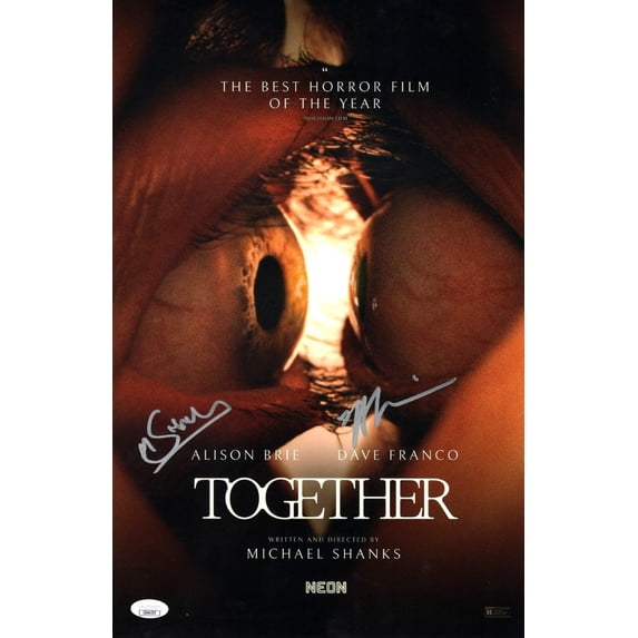 Alison Brie Michael Shanks Signed Autographed 11X17 Photo Together JSA ...