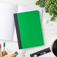 Pen+Gear College Ruled Poly Composition Book 5x7 inch, 80 Sheets, Green ...
